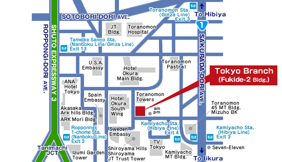 Optrom,Inc.｜Corporate Info｜Location Map
